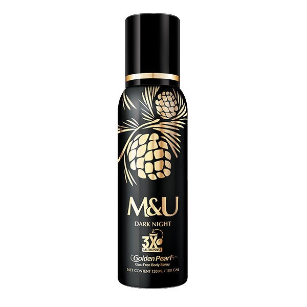 Golden Pearl Dark Night Gas Free Body Spray 120 ML – Manmohni