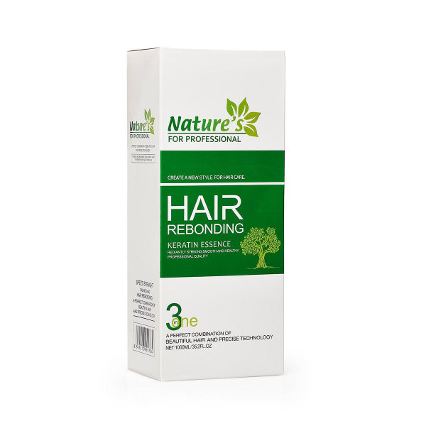 Nature's Professional Hair Rebonding 3 in 1 Keratin Essence 1000 ML ...