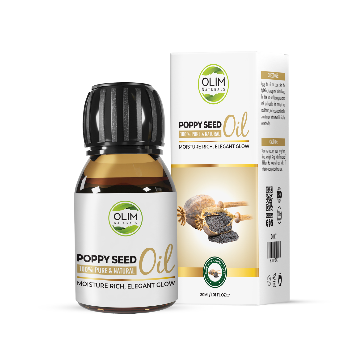 Olim Naturals Poppy Seed Oil – Manmohni