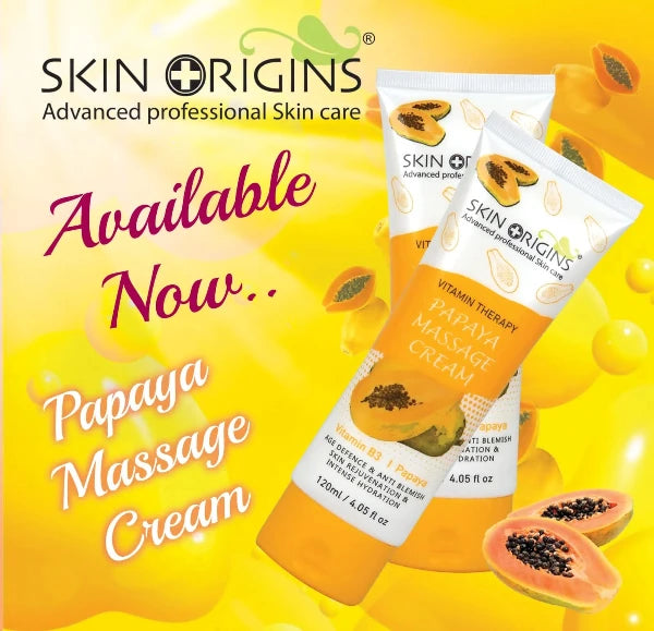 Skin Origins Vitamin B3 Papaya Massage Cream 120ml – Manmohni